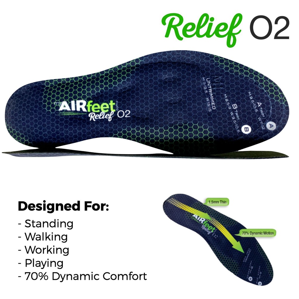 Airfeet Relief O2 Boot Inserts | Swiss Link