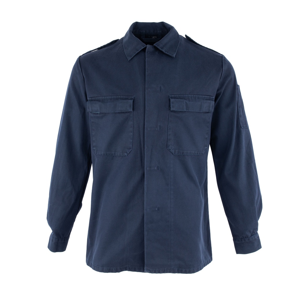Dutch Navy Blue BDU Long Sleeve Shirt | Issued | Swiss Link